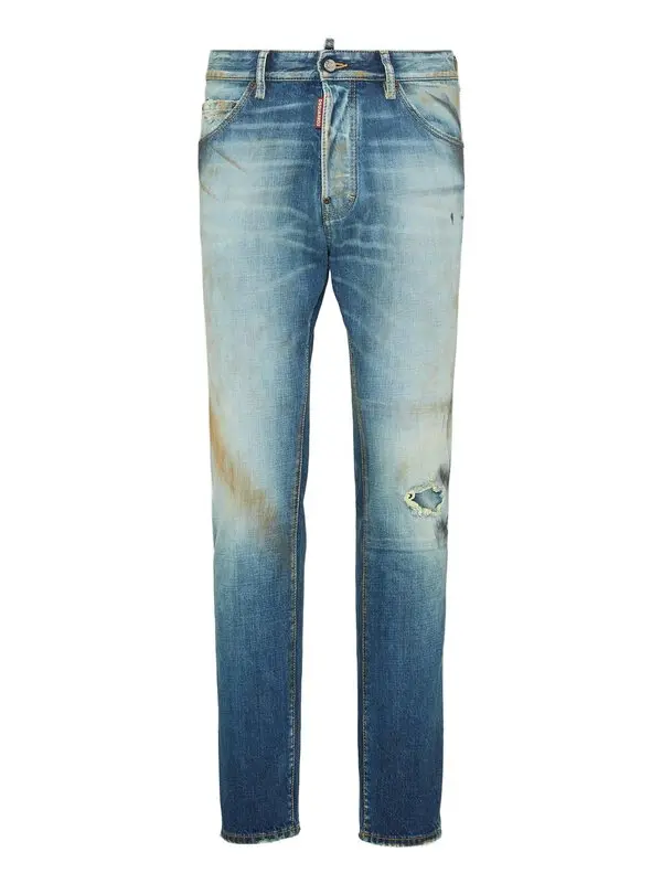 Dsquared2 Medium Rusty Wash Cool Guy Jeans - Blue