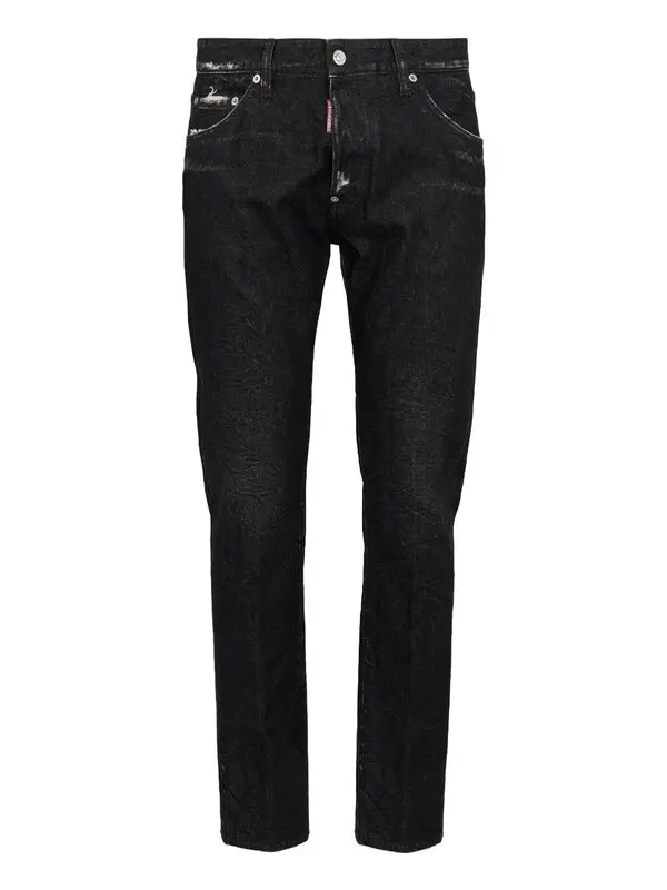 Dsquared2 Aviator Teddy Jeans - Black