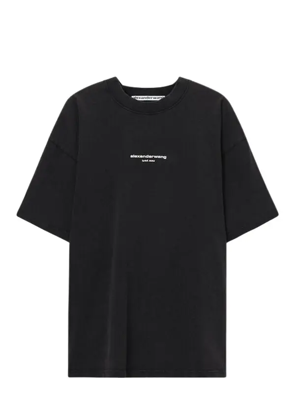 Alexander Wang Logo Print Short-sleeve T-shirt - Black