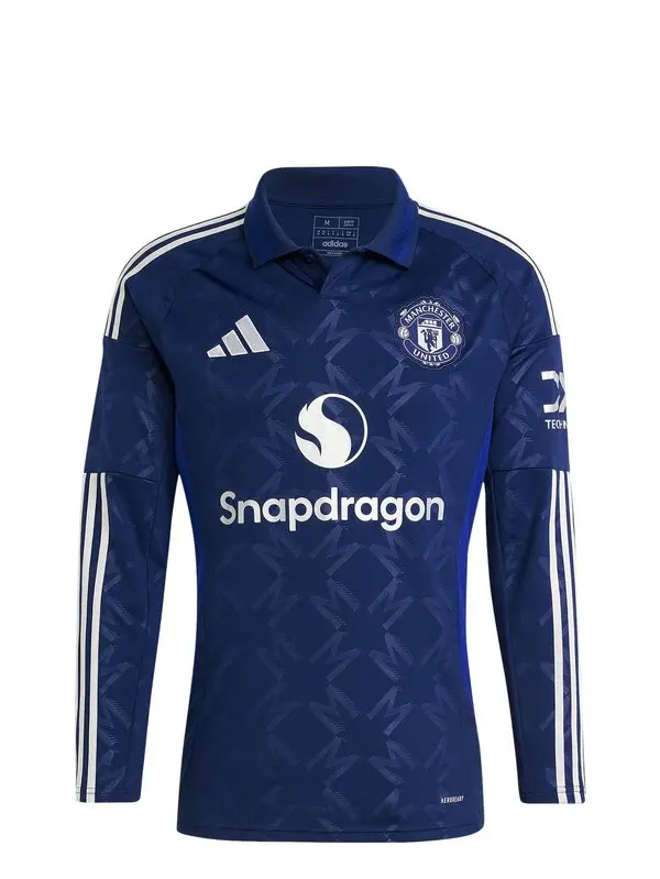 Adidas Manchester United 24/25 Long Sleeve Away Jersey - Blue