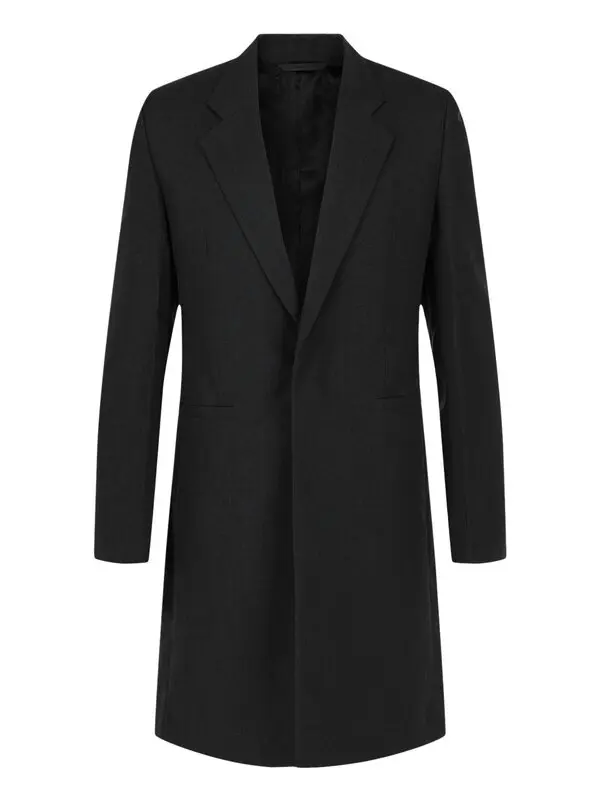 Givenchy Slim Fit Single-breasted Coat - Grey