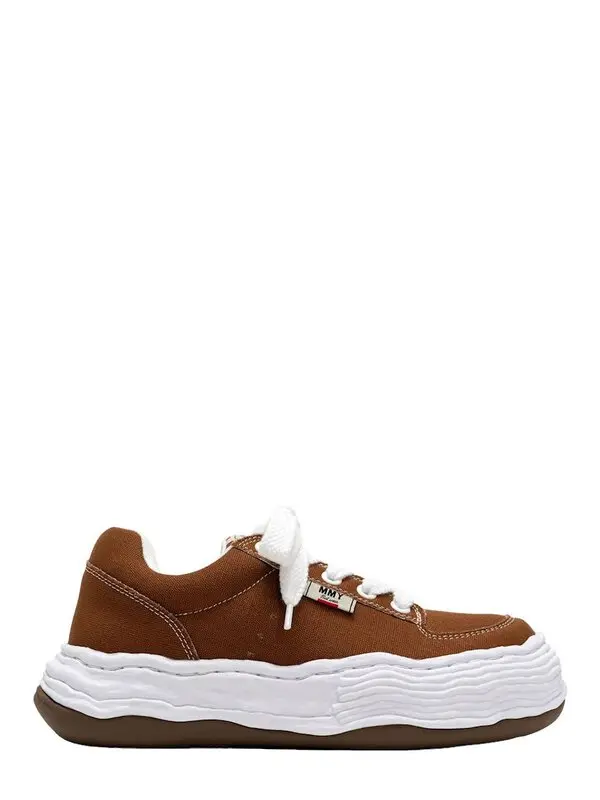 Mihara Yasuhiro Oliver Og Sole Canvas Low Top Sneakers - Brown