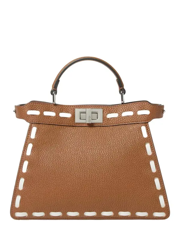 Fendi Peekaboo Iseeu Small Handbag - Brown