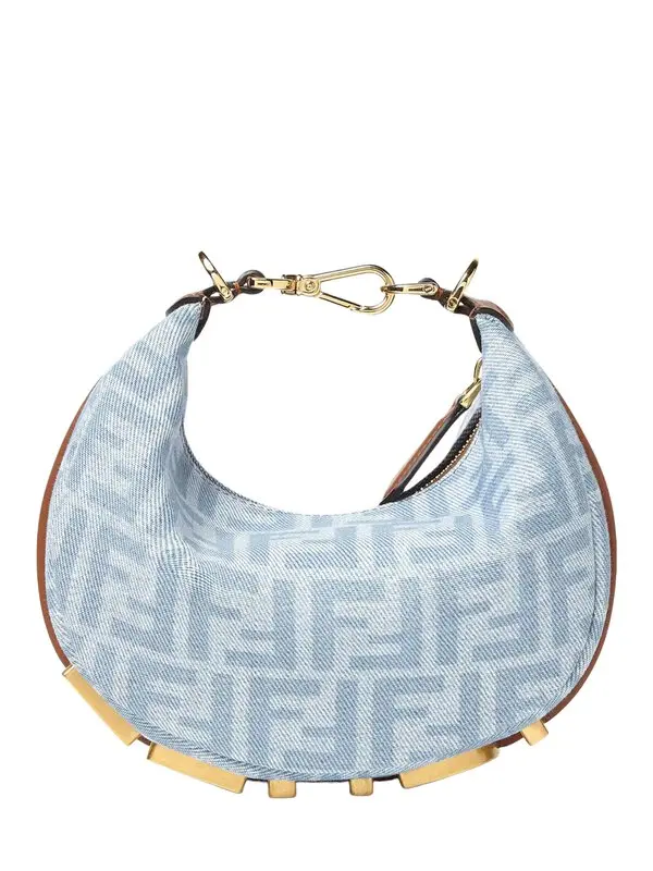 Fendi Fendigraphy Mini Shoulder Bag - Blue