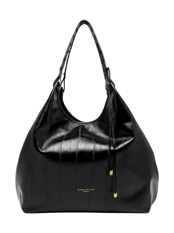 GIANNI CHIARINI Leather Shoulder Bag - Black