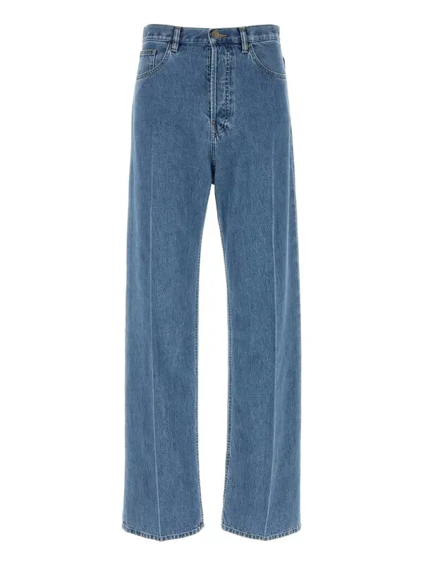 Valentino Garavani 5-pocket Wide Leg Jeans - Blue