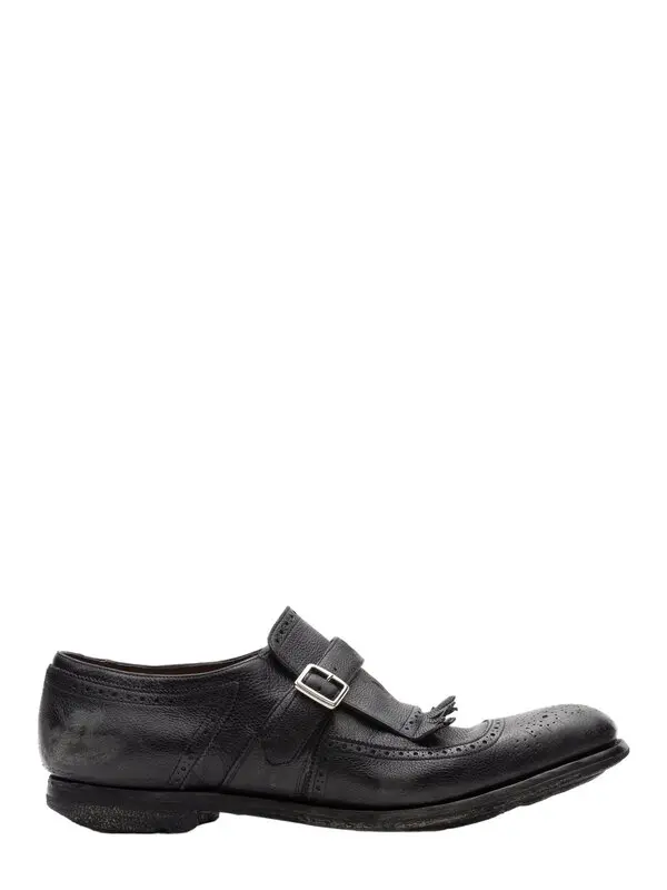 CHURCH`S Church's Monk Strap Leather Shoes With Tassel Detail - Black