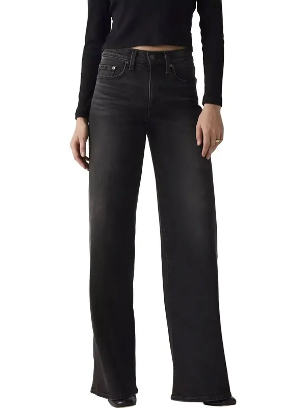 LEVI`S Levi's 728 Hr Wide Leg Jeans - Black