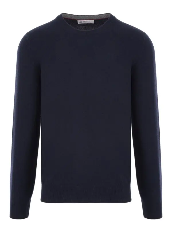 Brunello Cucinelli Crewneck Sweater - Blue