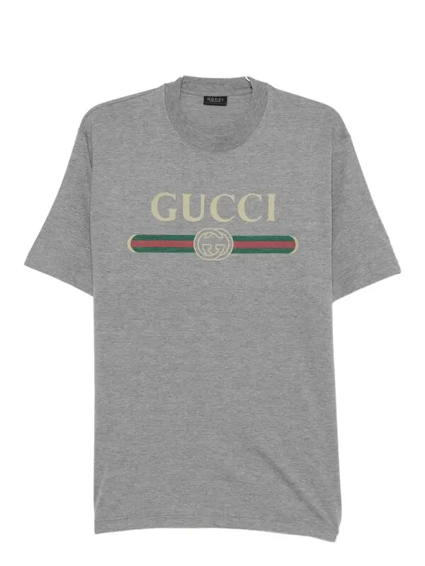 Gucci Logo T-shirt - Gray