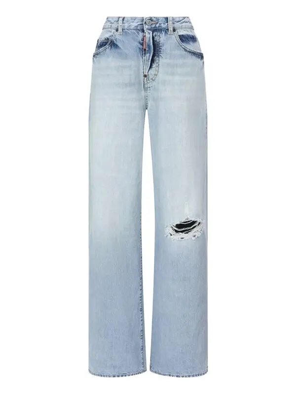 Dsquared2 Wide Leg Jeans - Blue