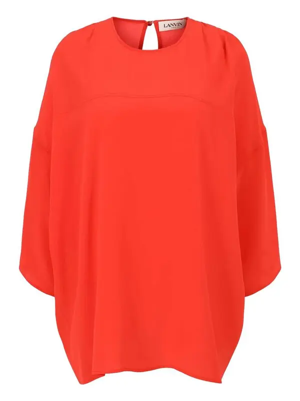 LANVIN Round Neck Pullover - Red