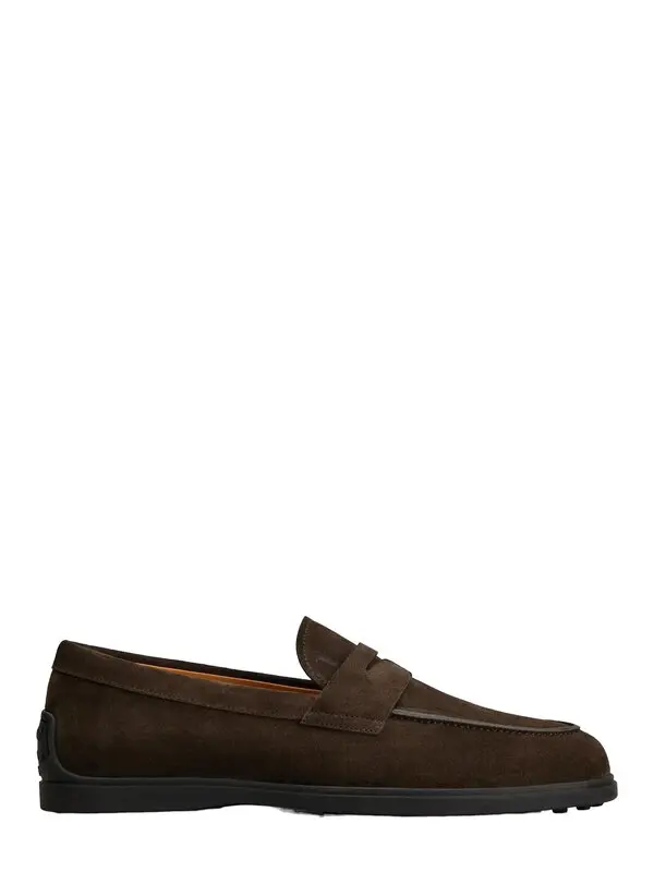 TOD`S Tod's Rubber Sole Loafers - Brown