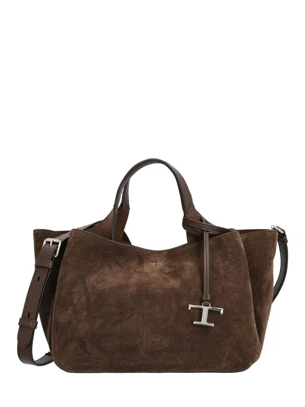 TOD`S Tod's Mini Shoulder Bag With Top Handles - Brown