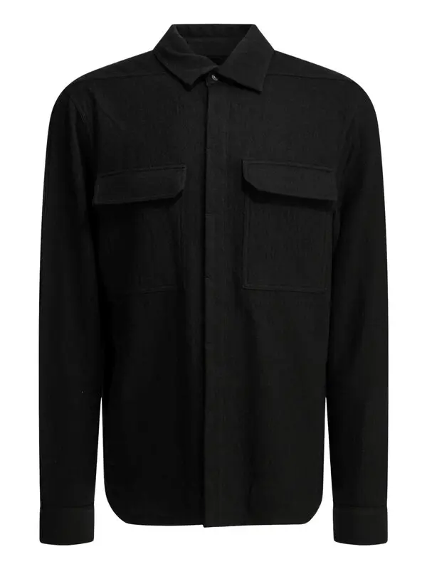 Rick Owens Work Shirt - Black
