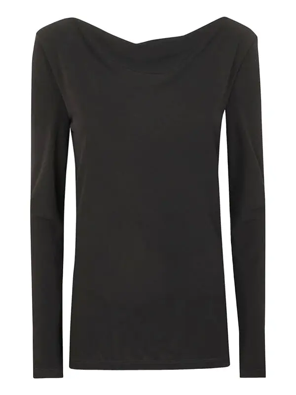 Alberta Ferretti Long Sleeve T-shirt - Black