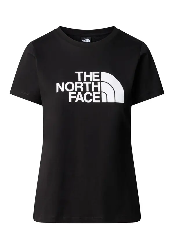 The North Face Short Sleeve Cotton T-shirt With Logo - Black