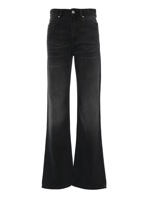 Isabel Marant Étoile Belvira Bootcut Jeans - Black