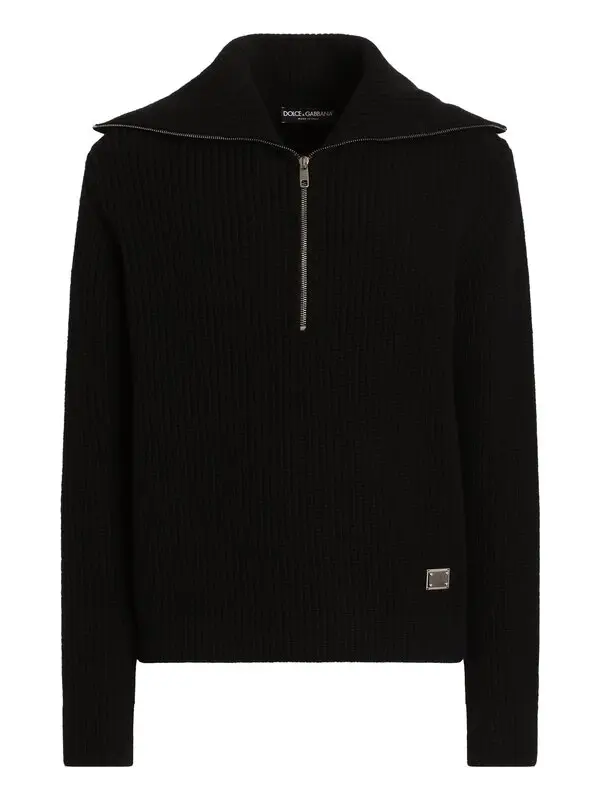 Dolce & Gabbana Wool Cardigan - Black