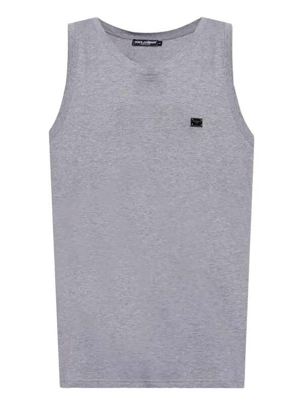 Dolce & Gabbana Oversized Tank Top - Gray