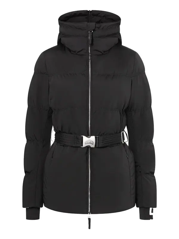JETSET Chamonix Belted Ski Jacket - Black