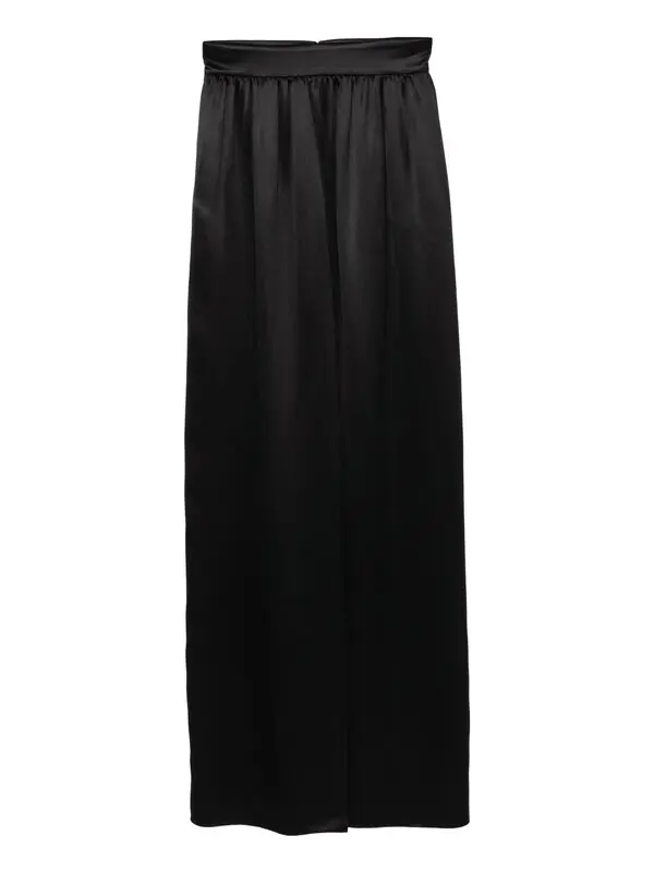 Dolce & Gabbana Gathered Maxi Skirt - Black
