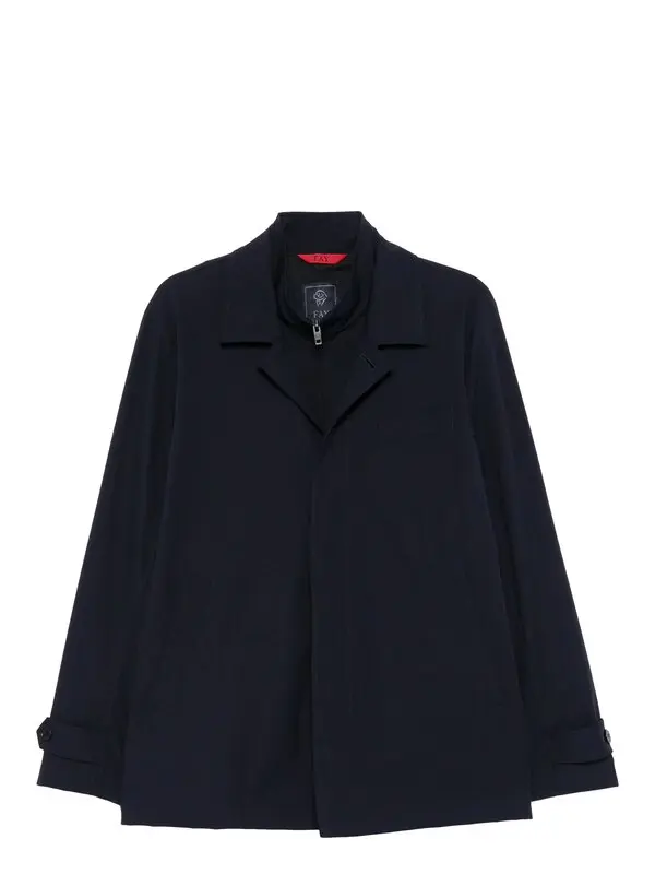 FAY Morning Stretch" Tailored Jacket - Blue