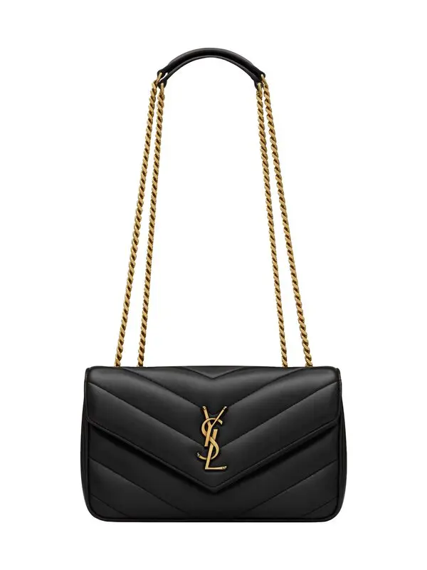 Saint Laurent Loulou Small Shoulder Bag - Black