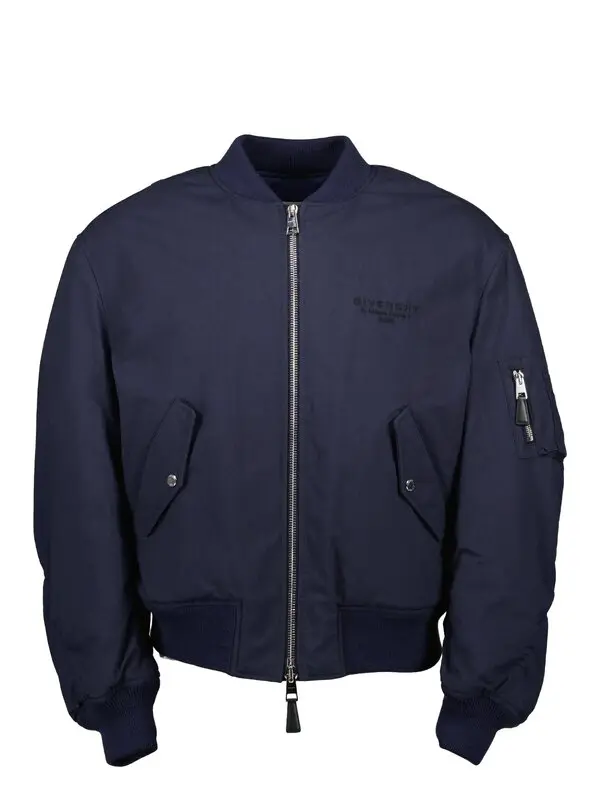 Givenchy Twisted Arms Bomber Jacket - Blue