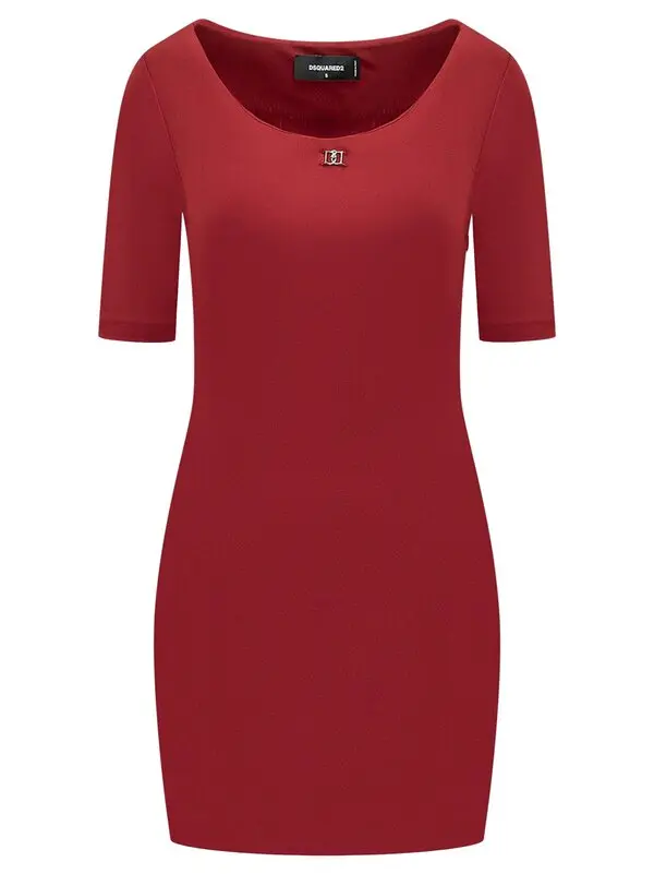 Dsquared2 Dress With Embellishment - Red