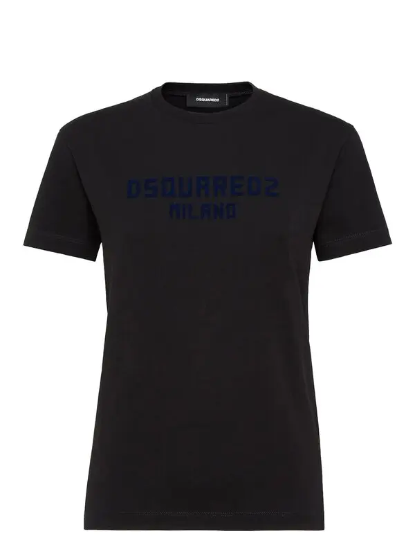 Dsquared2 Cotton Logo T-shirt - Black