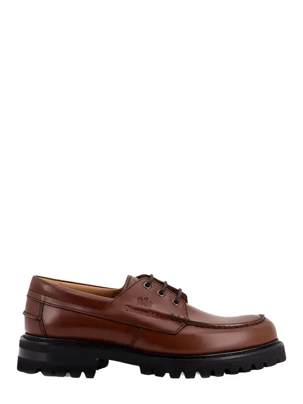CHURCH`S Church's Pickering Leather Lace-up Loafers - Brown