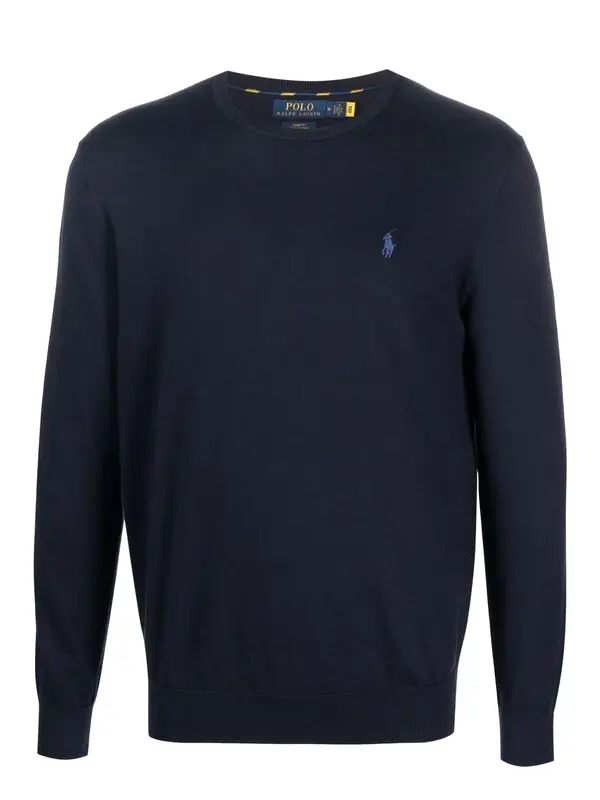Polo Ralph Lauren Embroidered Pony Pullover - Blue