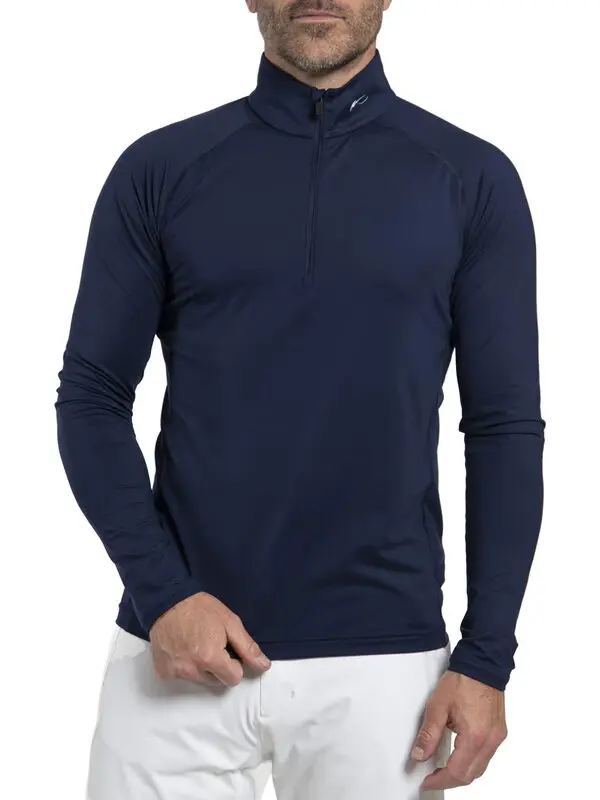 Kjus Technical Performance Half Zip Shirt - Blue