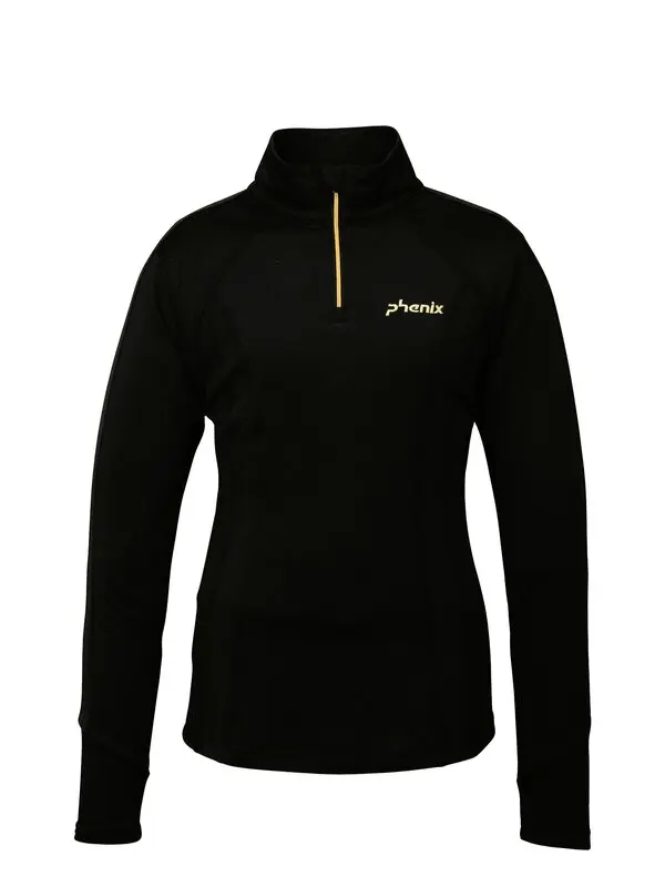 PHENIX Quarter Zip Technical Training Shirt - Black