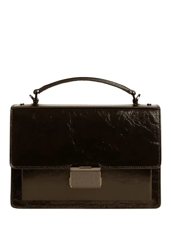 GOLDEN GOOSE Venezia Crossbody Bag - Black