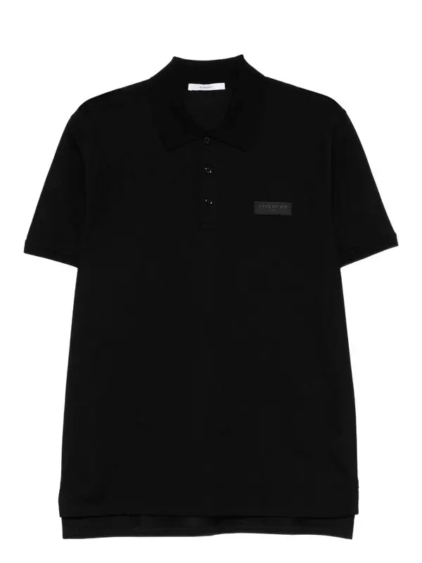Givenchy Short Sleeve Polo Regular Fit - Black