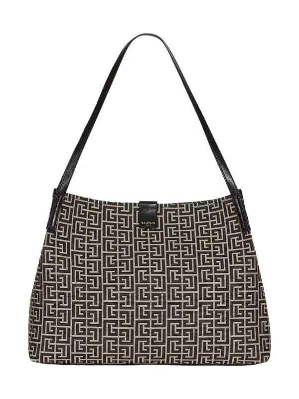 Balmain Monogram Tote Bag - White