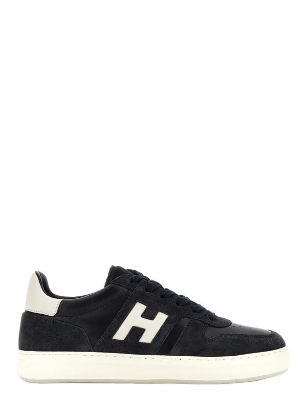 Hogan Sneakers With Logo Detailing - Blue