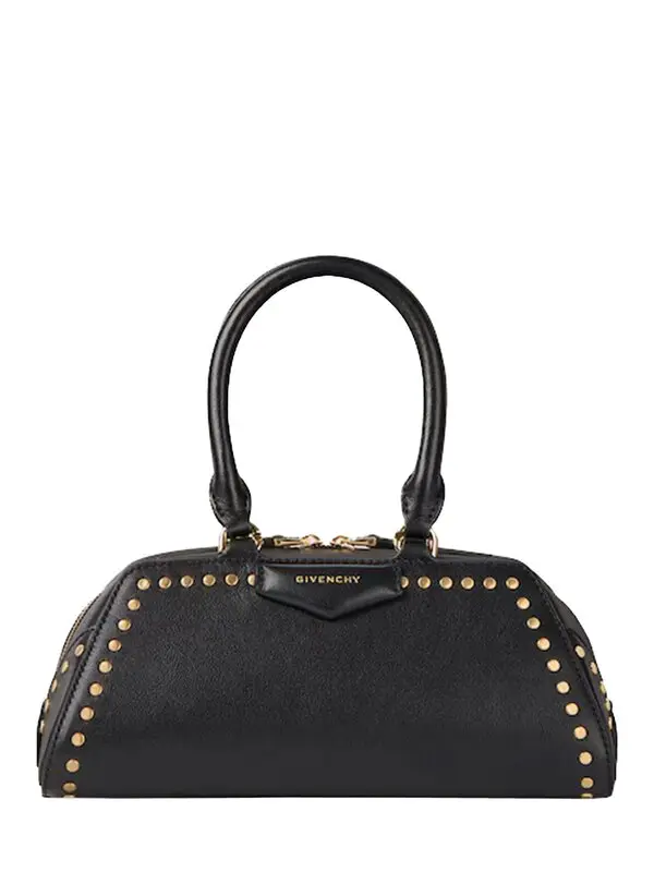 Givenchy Antigona East West Mini Bag With Studs - Black