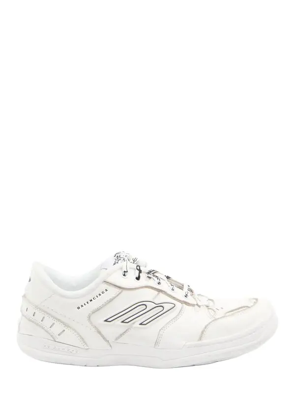 Balenciaga Hamptons Medium Wornout" Sneakers - White