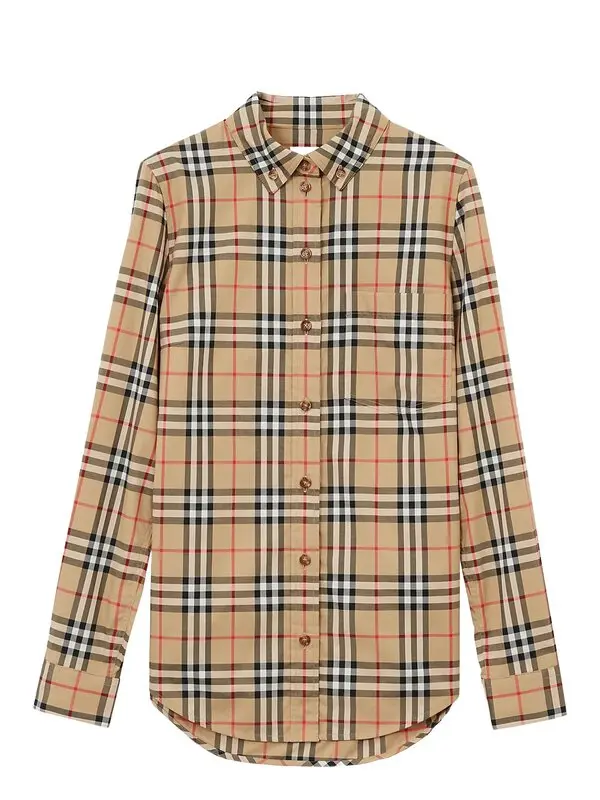 Burberry Lapwing Sr" Check Shirt - Multi