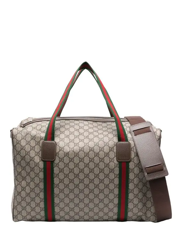 Gucci Medium Web Detail Duffle Bag - Multi
