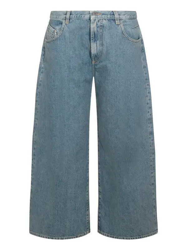 Attico Wide Leg Jeans - Blue