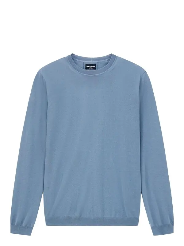 Giorgio Armani Crew Neck Sweater - Gray
