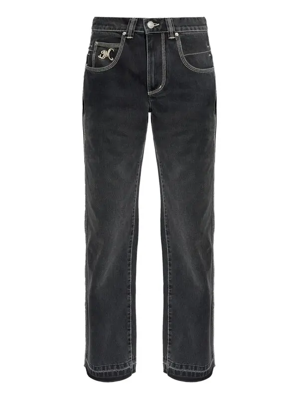 Isabel Marant Étoile Jeuda Straight Leg Pants - Gray