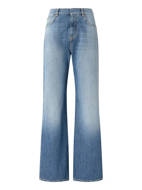 Pinko Wanda Wide Leg Jeans - Blue