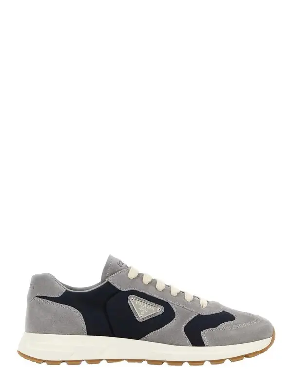 Prada Lace-up Sneakers - Gray