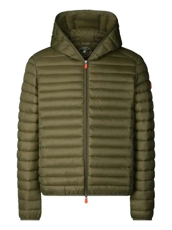 SAVE THE DUCK Donald Hooded Down Jacket - Green