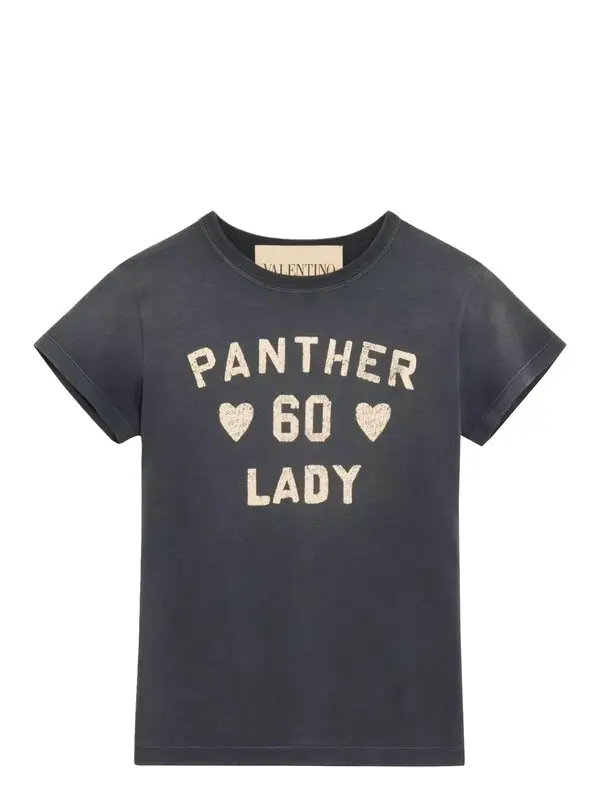 Valentino Garavani Panther 60 Lady" T-shirt - Black